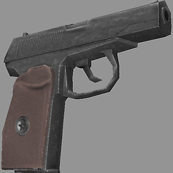 3d makarov pistol