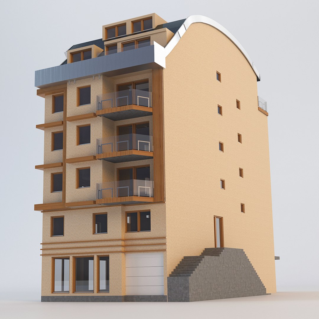 Building Exterior 3d Model