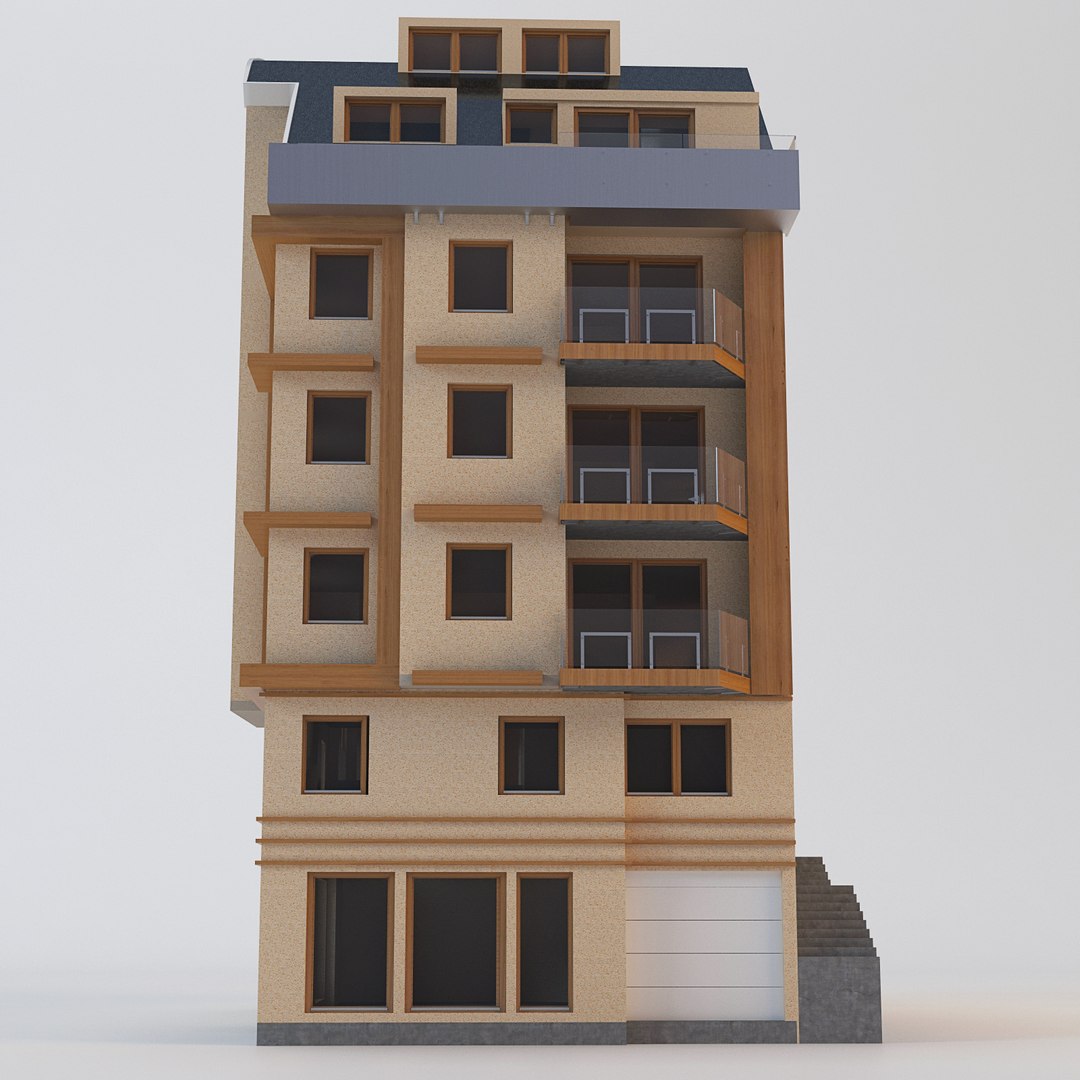 Building Exterior 3d Model