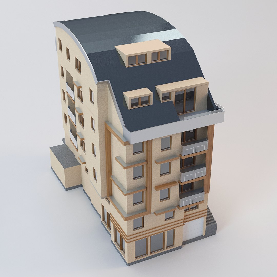 Building Exterior 3d Model