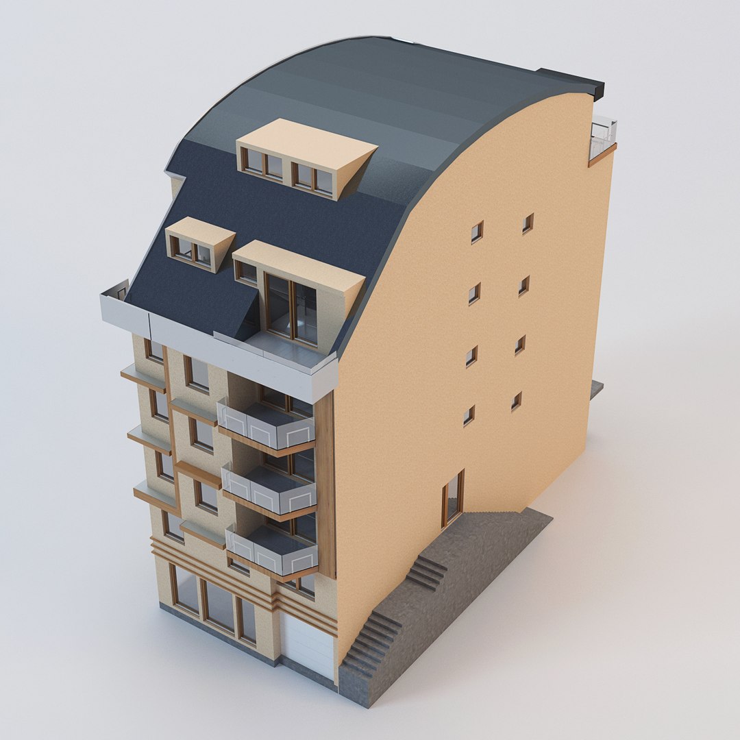 Building Exterior 3d Model