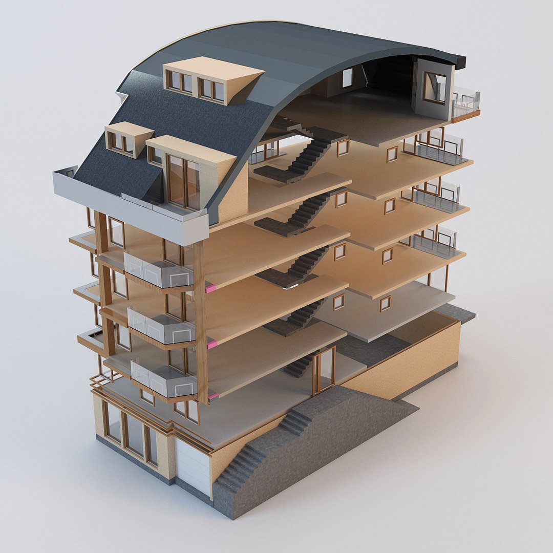 Building Exterior 3d Model