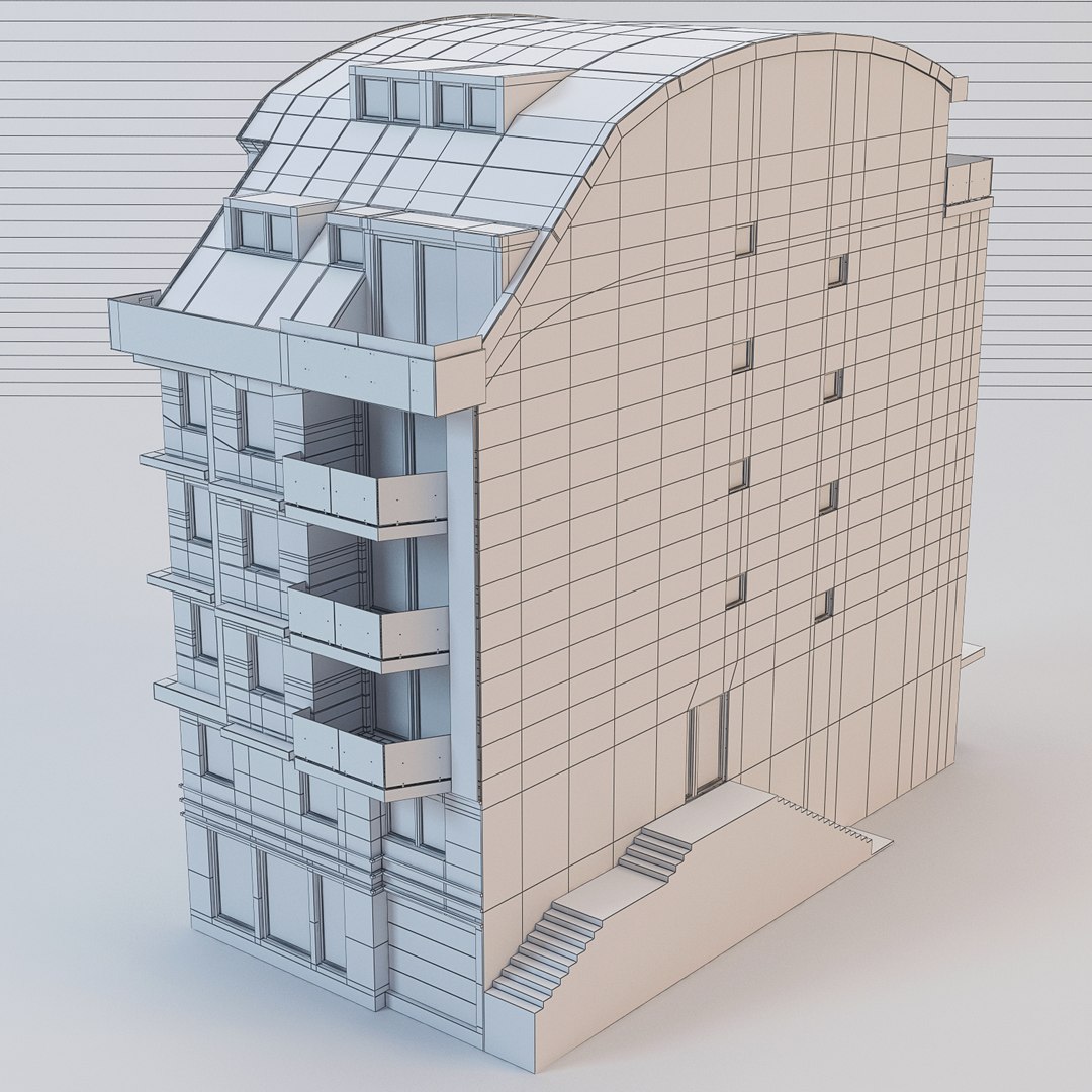 Building Exterior 3d Model