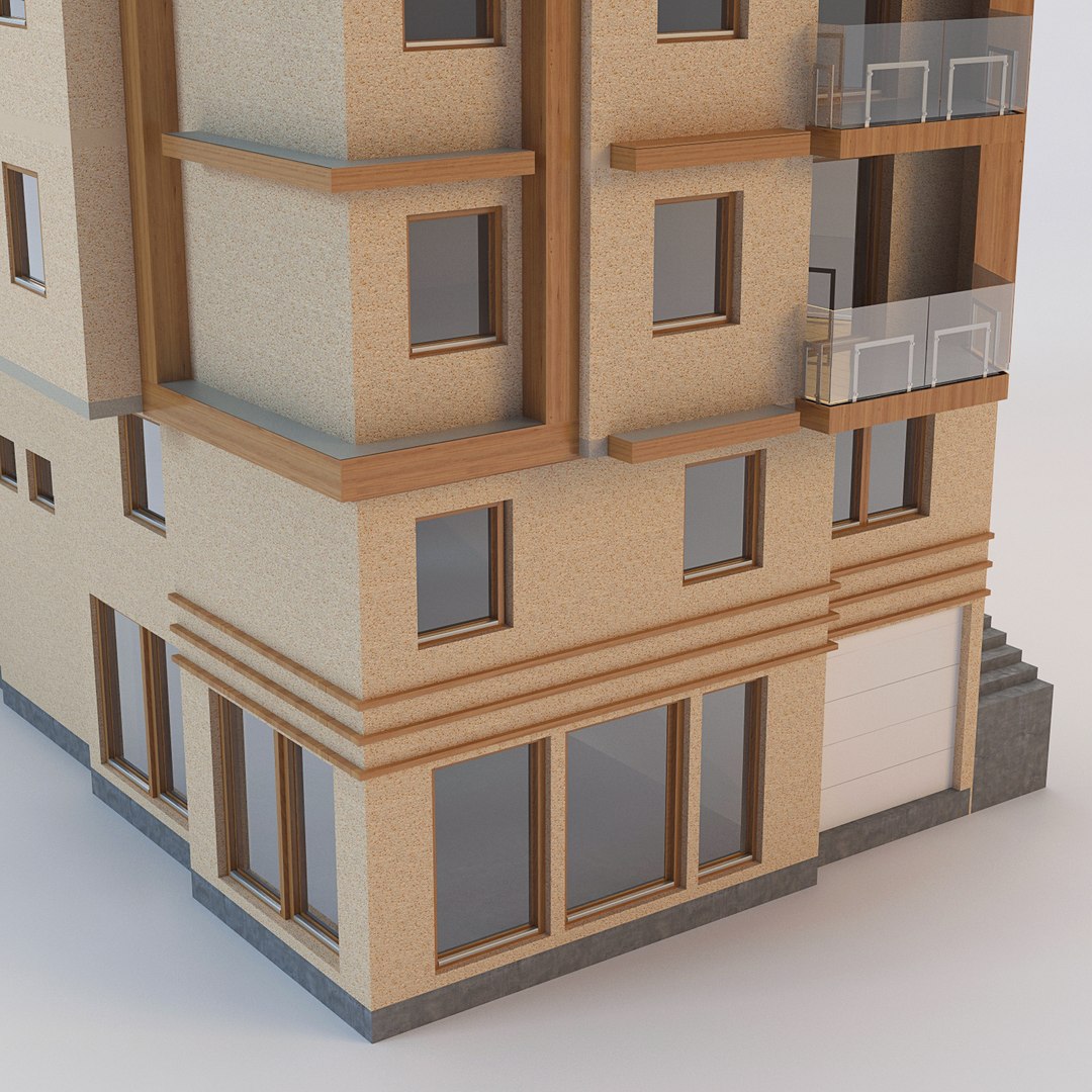 Building Exterior 3d Model