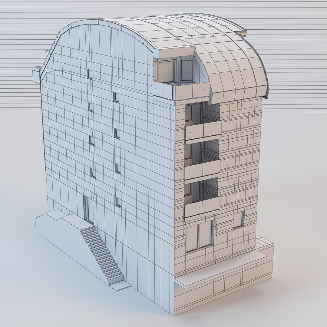 Building Exterior 3d Model