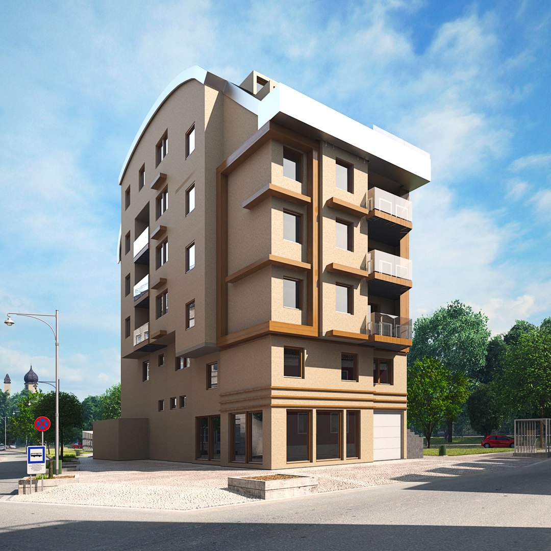 Building Exterior 3d Model