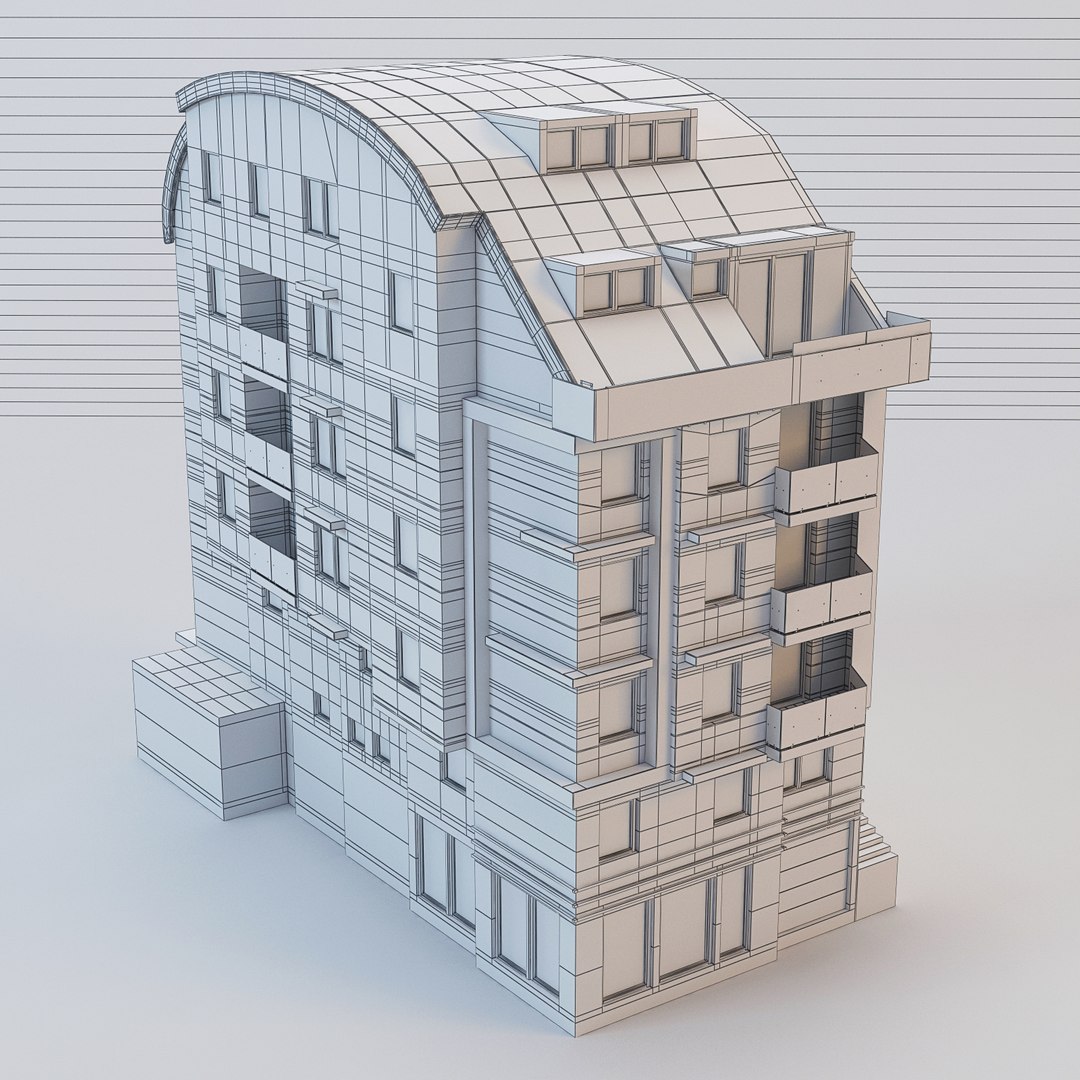 Building Exterior 3d Model