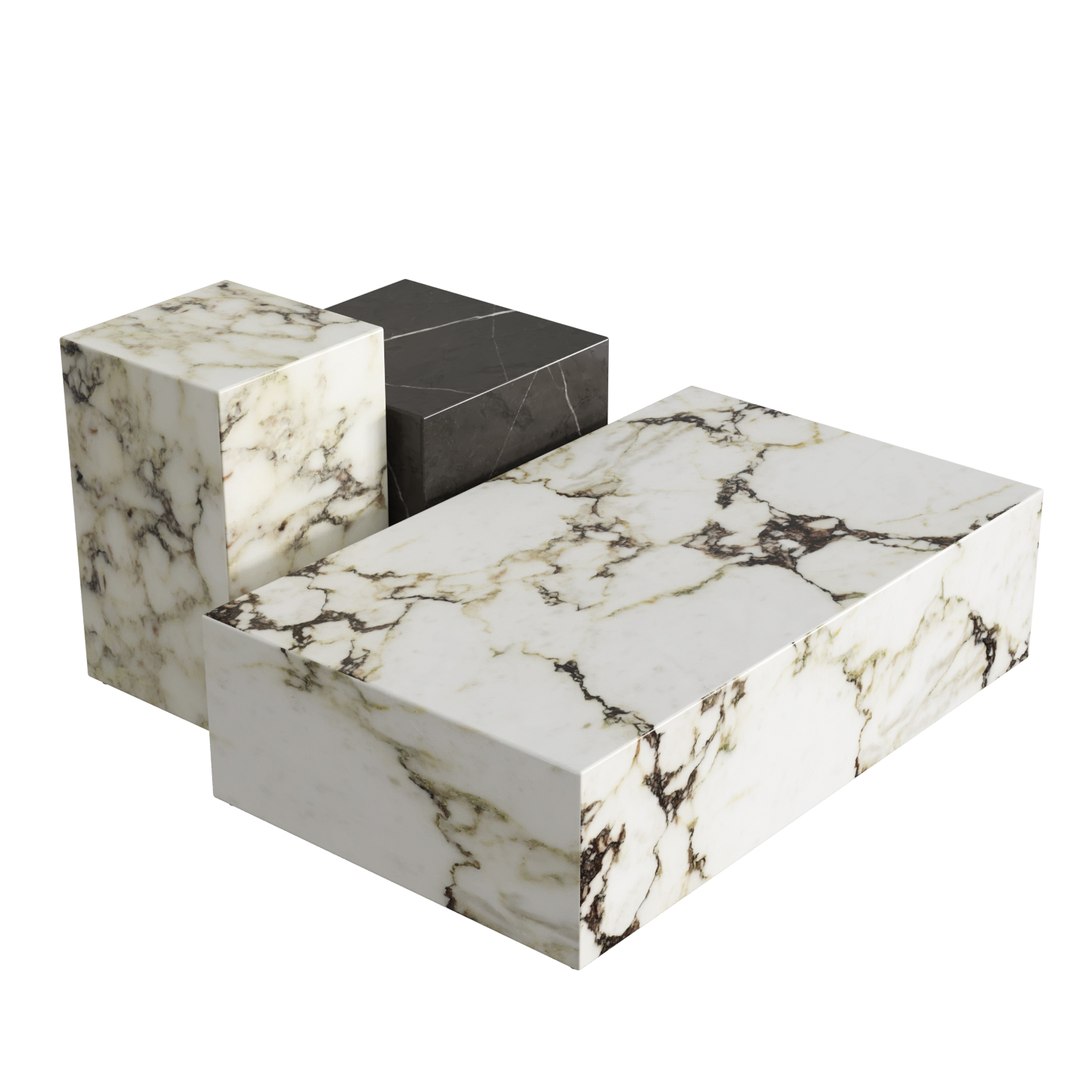 Plinth Coffee Table 3D - TurboSquid 1945897