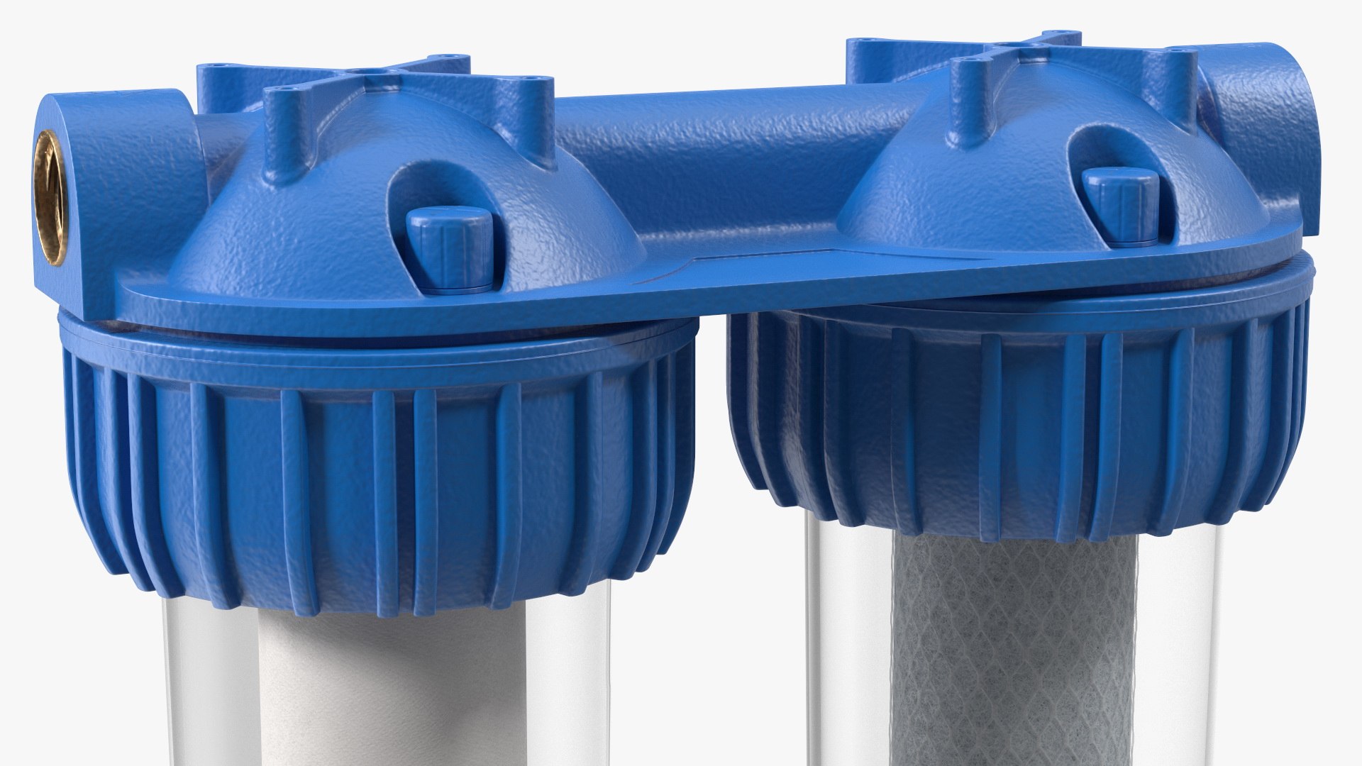 3D Dual Stage Water Filter Housing with Filters - TurboSquid 1736243