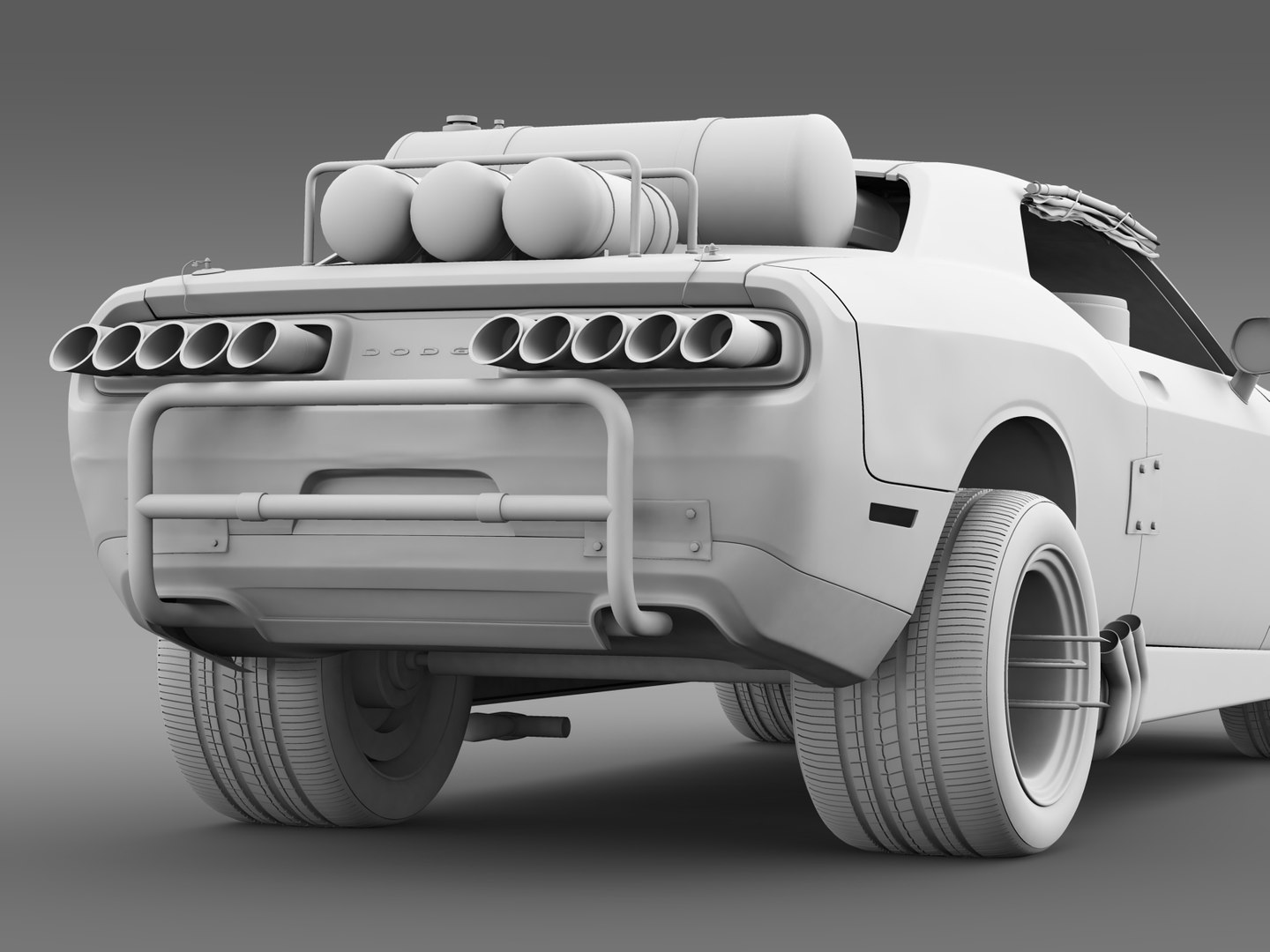 Lightwave Mad Fight Interceptor Dodge Challenger