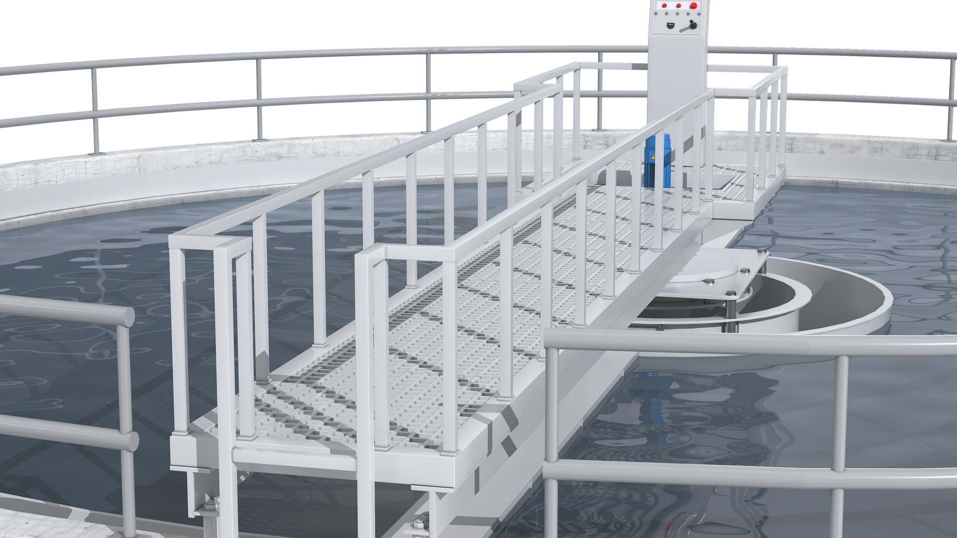 Wastewater Treatment Basin Set 3D Model - TurboSquid 2340851