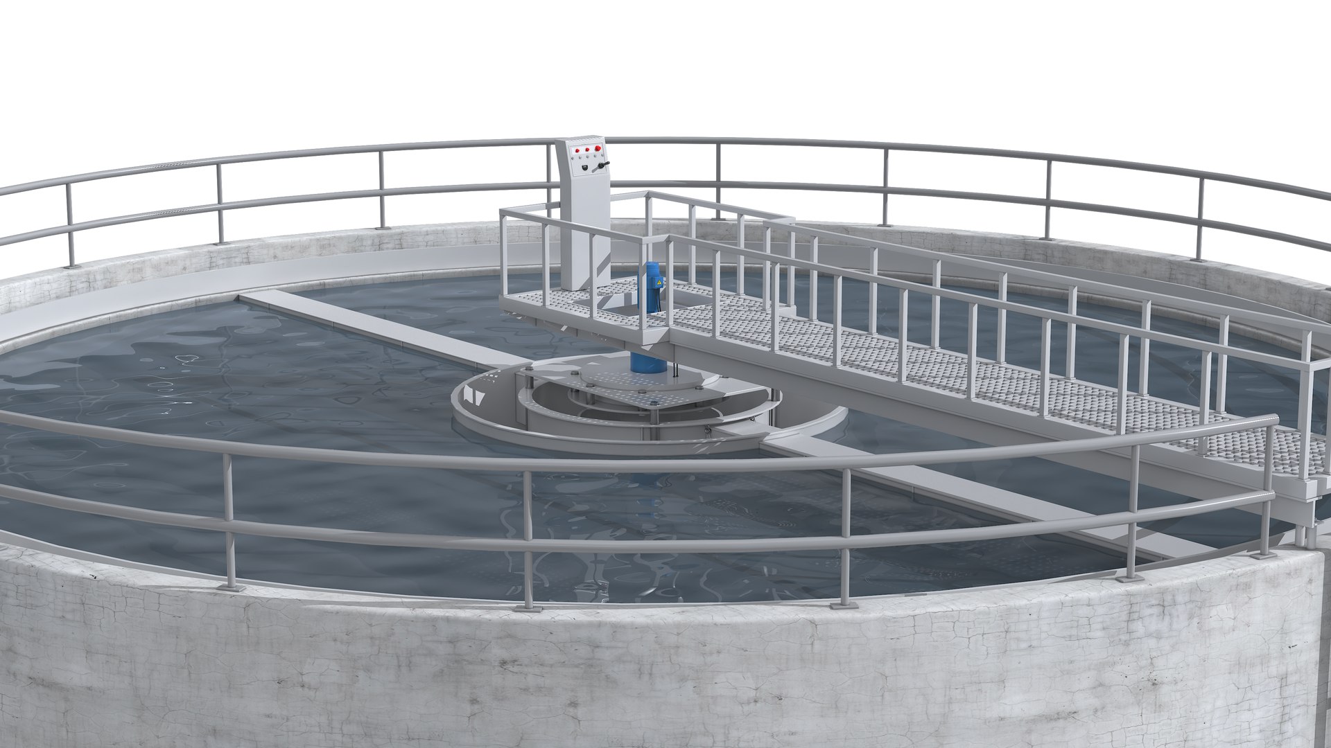 Wastewater Treatment Basin Set 3D Model - TurboSquid 2340851