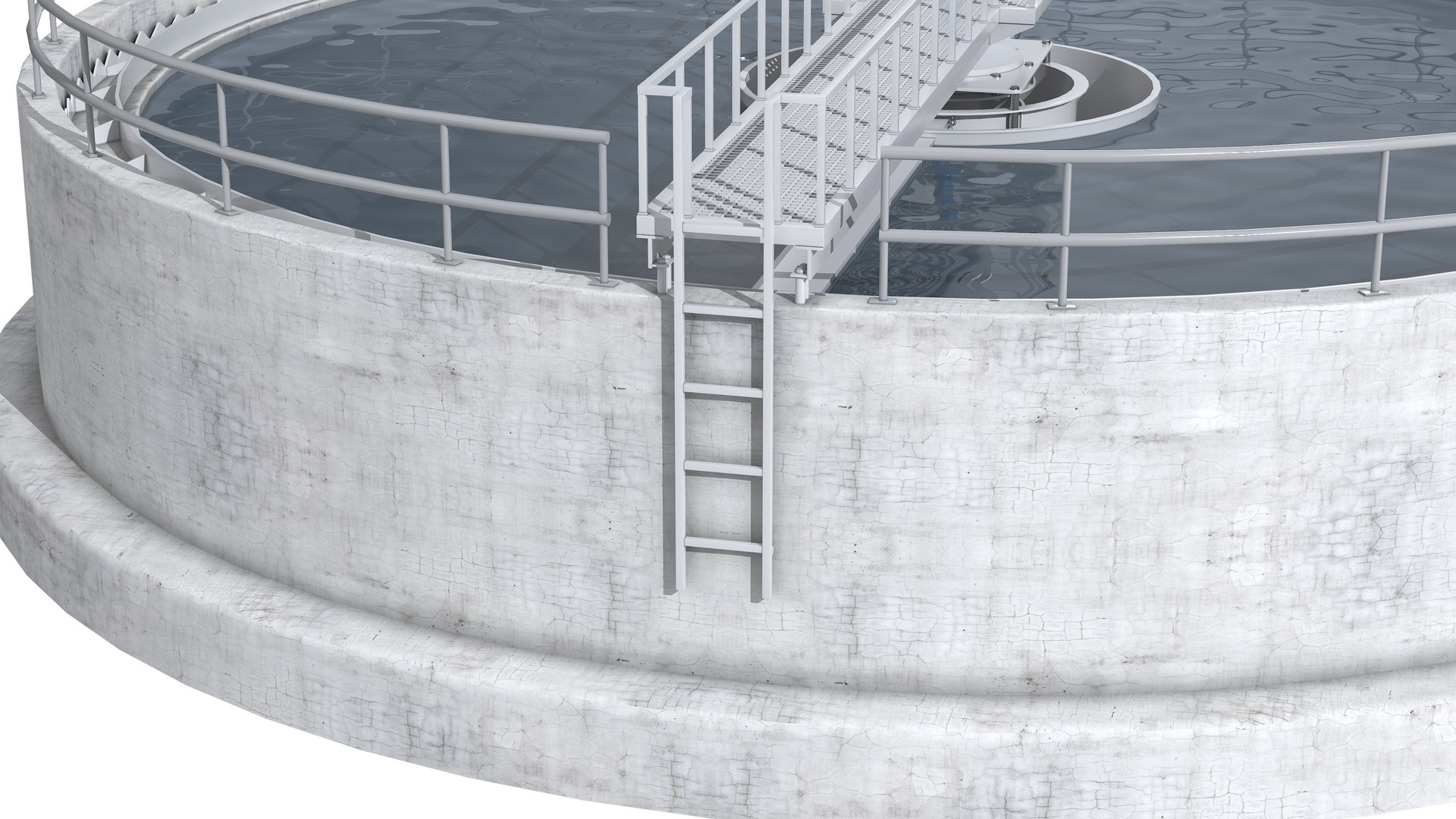 Wastewater Treatment Basin Set 3D Model - TurboSquid 2340851
