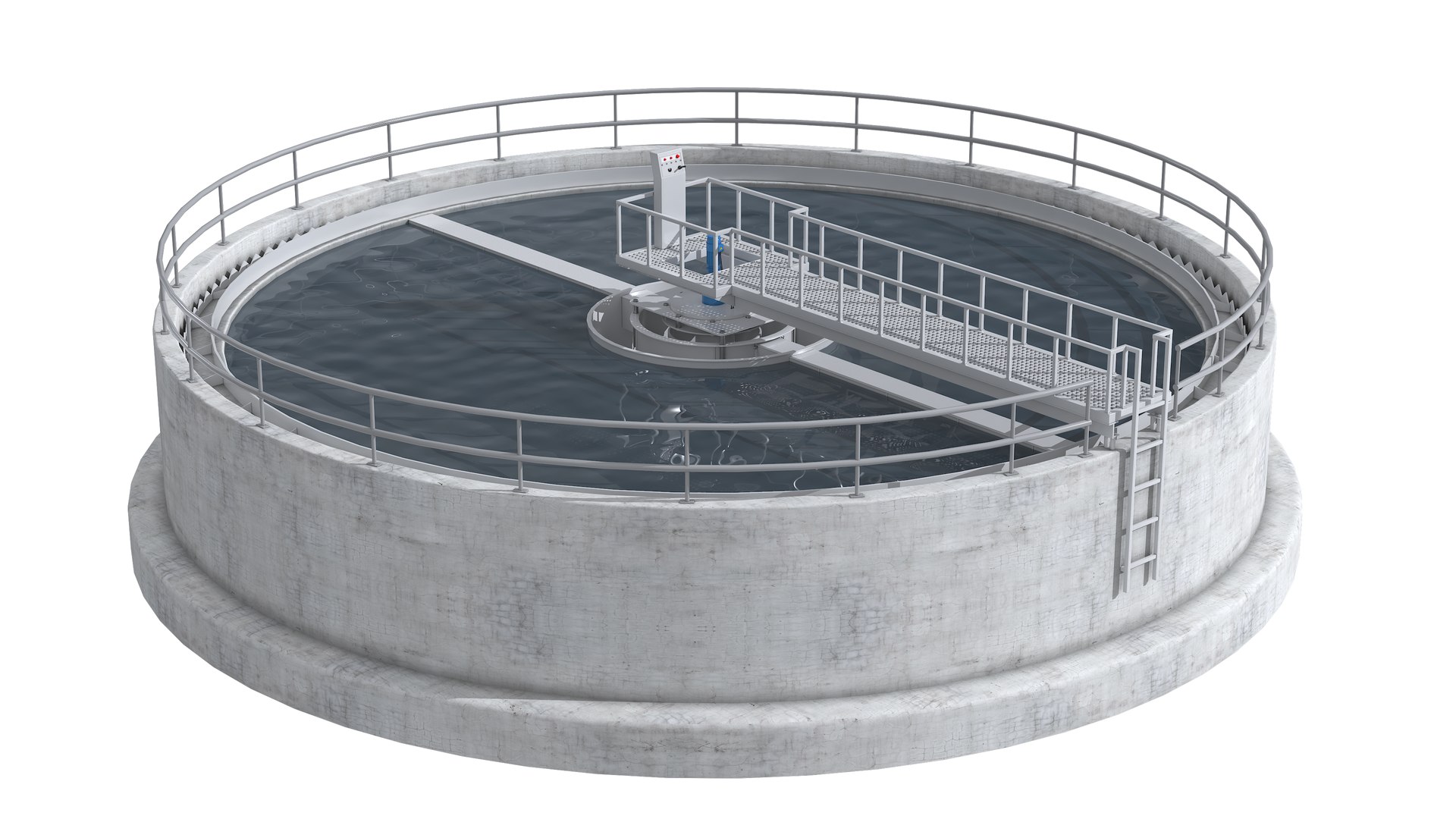 Wastewater Treatment Basin Set 3D Model - TurboSquid 2340851