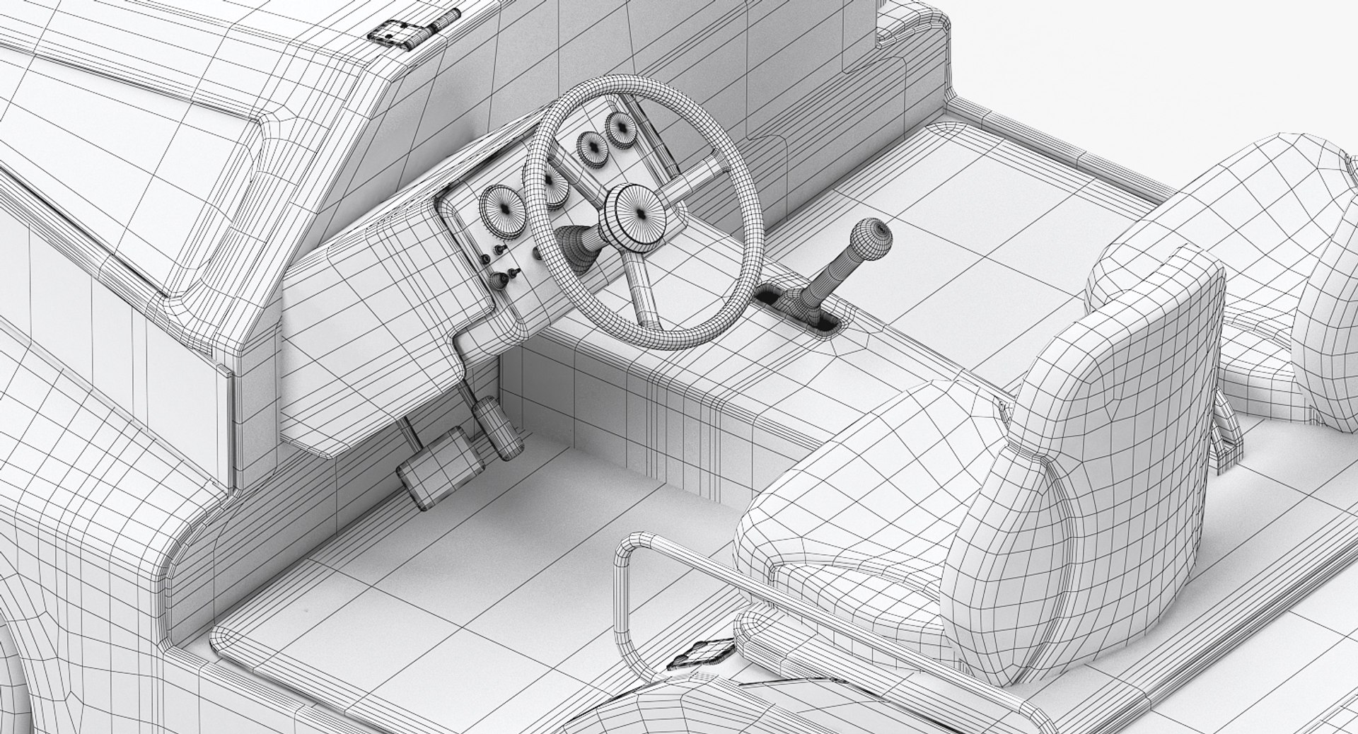 Tow Tractor Tug M1a 3D Model - TurboSquid 1258349