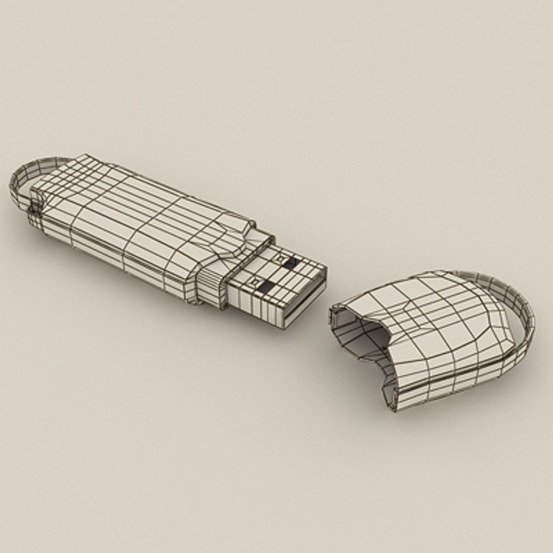 integral usb key 3d max