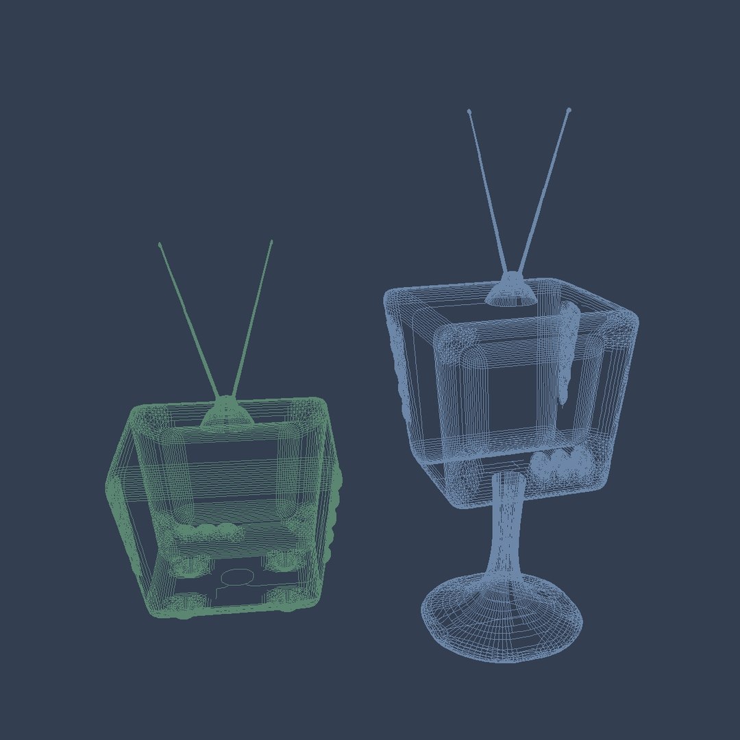 Crt 3d Model