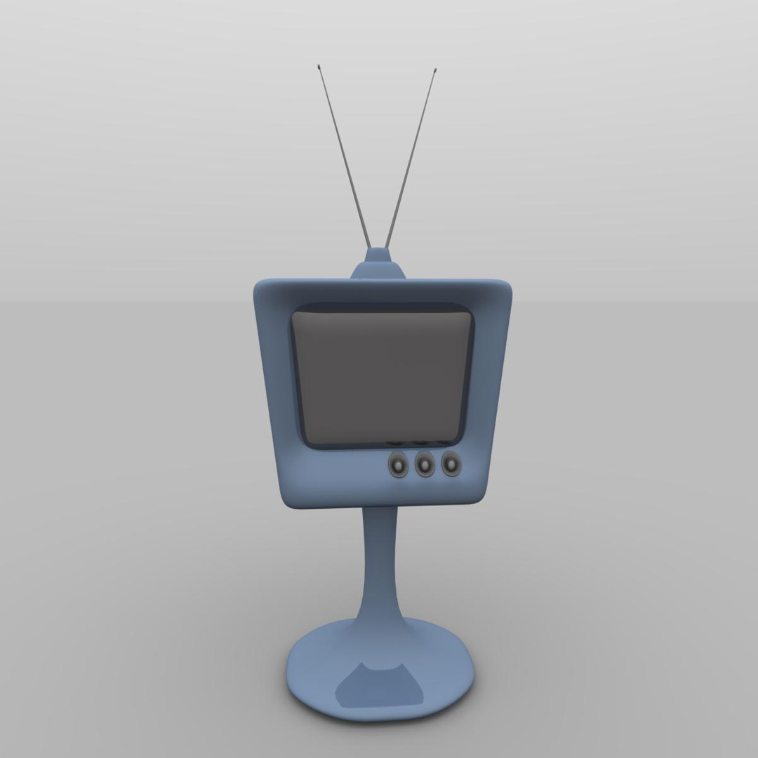 Crt 3d Model