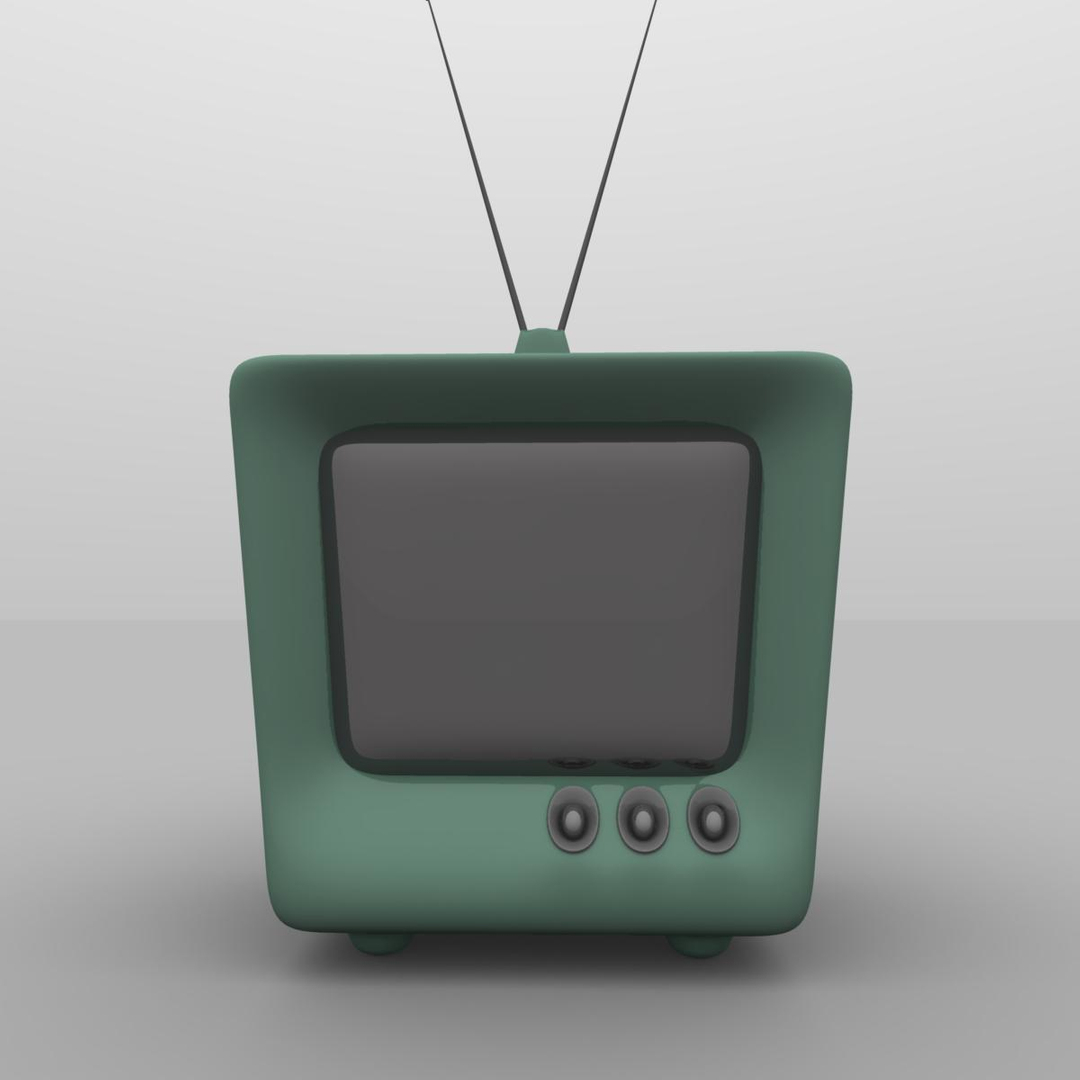 Crt 3d Model