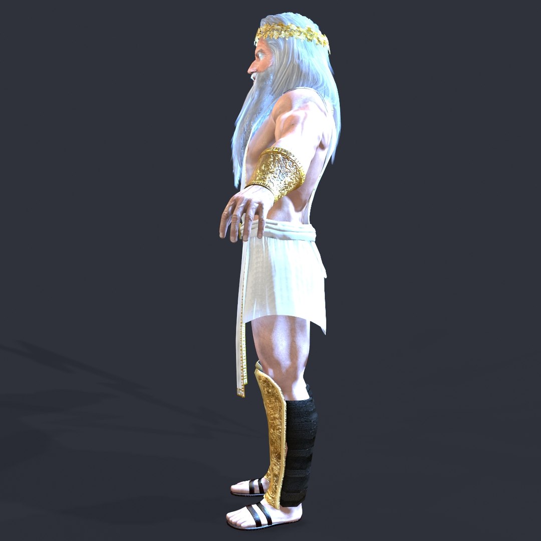 Greek God Zeus 3D Model - TurboSquid 1425254