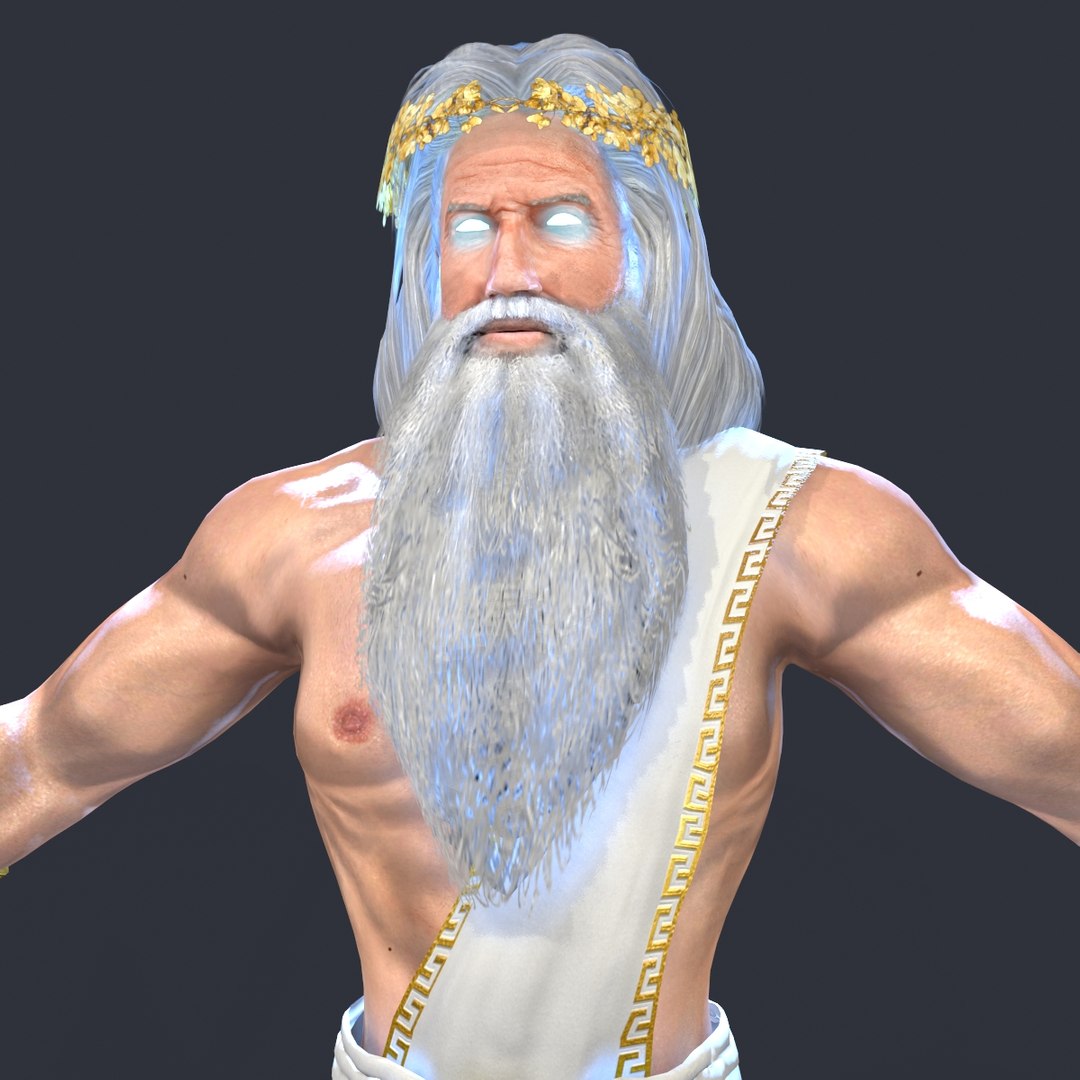 Greek God Zeus 3D Model - TurboSquid 1425254