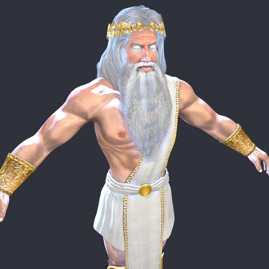 Greek God Zeus 3D Model - TurboSquid 1425254