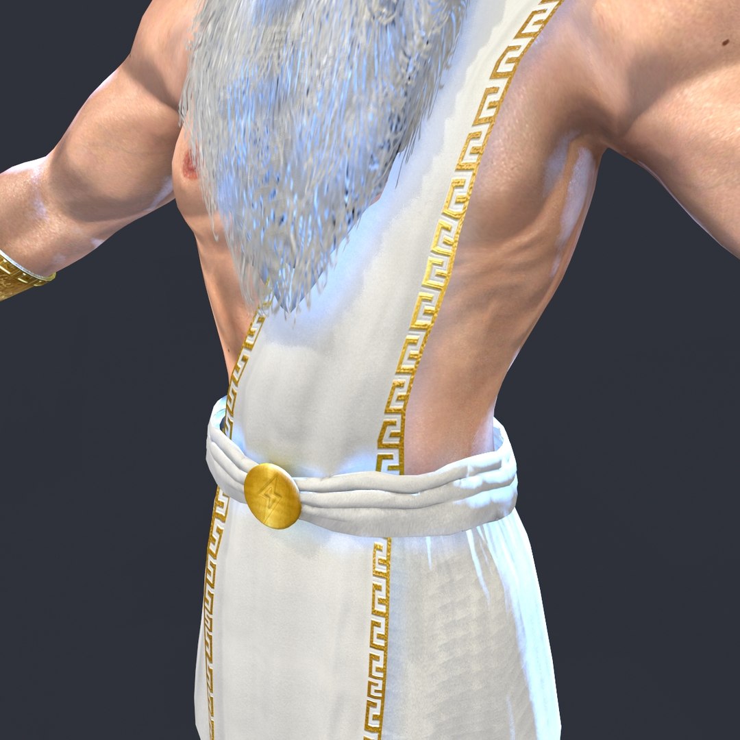 Greek God Zeus 3D Model - TurboSquid 1425254