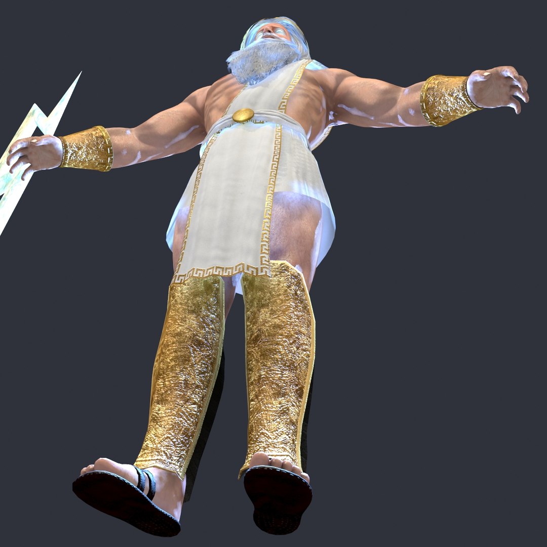 Greek God Zeus 3D Model - TurboSquid 1425254