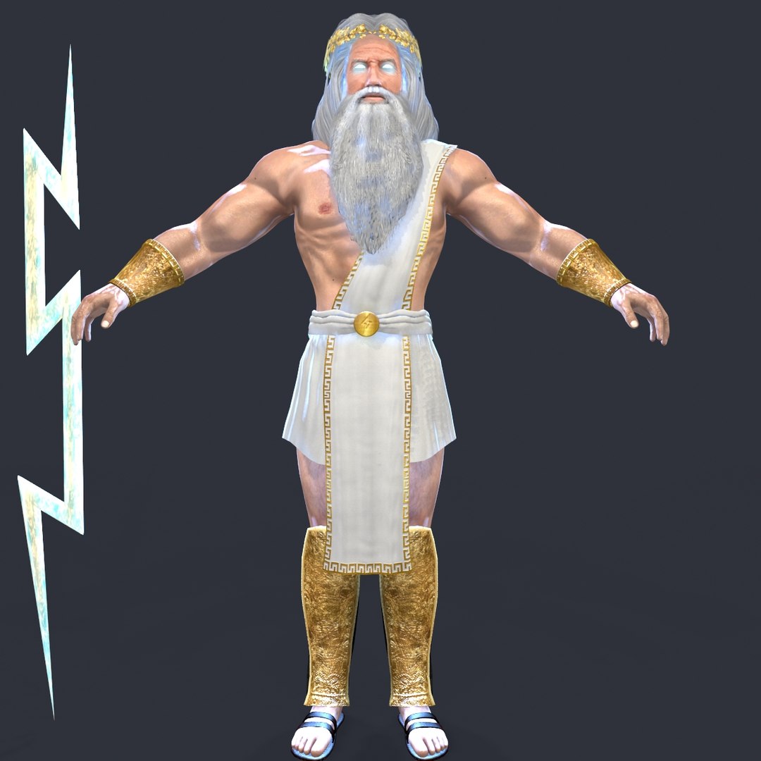 Greek God Zeus 3D Model - TurboSquid 1425254