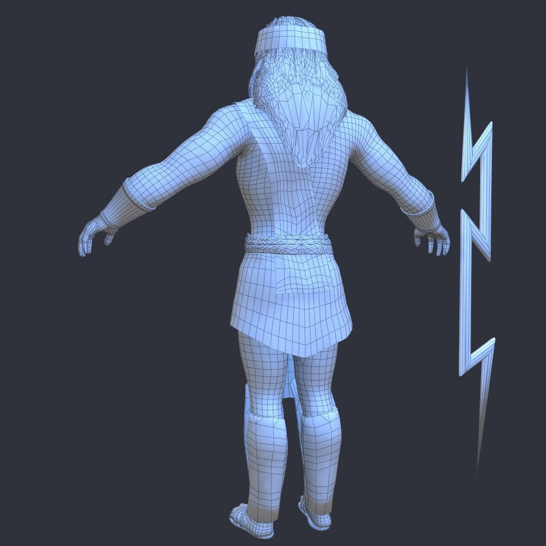 Greek God Zeus 3D Model - TurboSquid 1425254