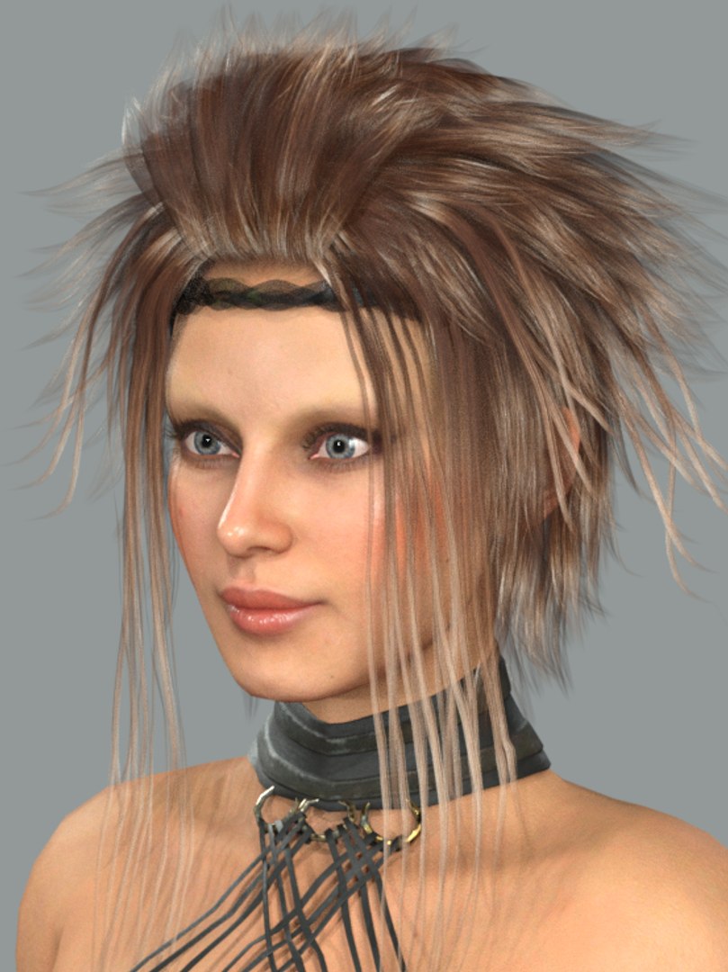 Realistic Rigged Style Woman-Anna Character 3D Model 3D Model ...