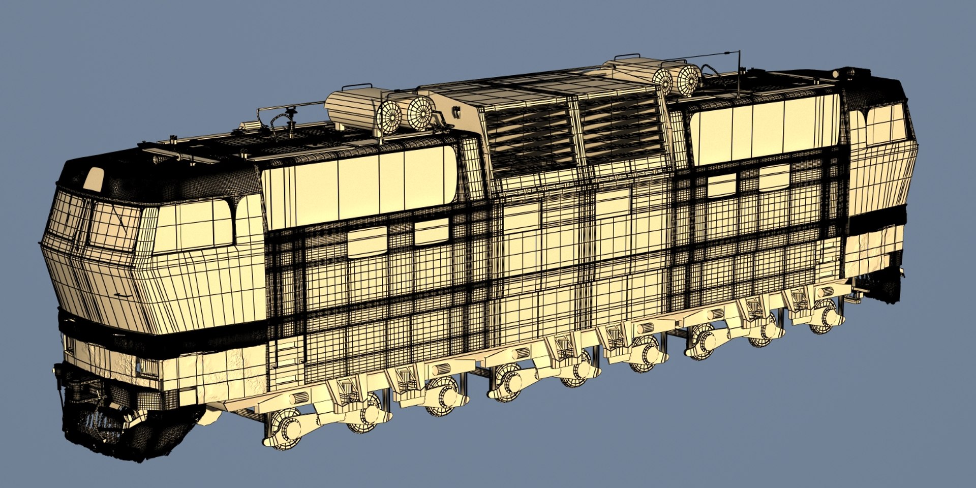 3D train cs2t snow - TurboSquid 1195250