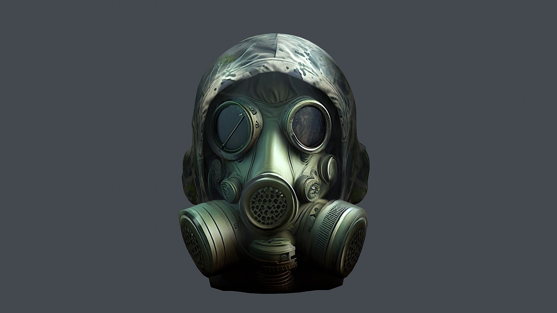 3D Gas Mask - TurboSquid 2027041
