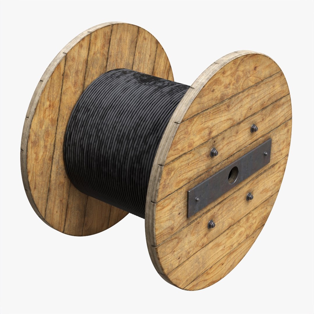 3D Steel Cable Reel - TurboSquid 1877098