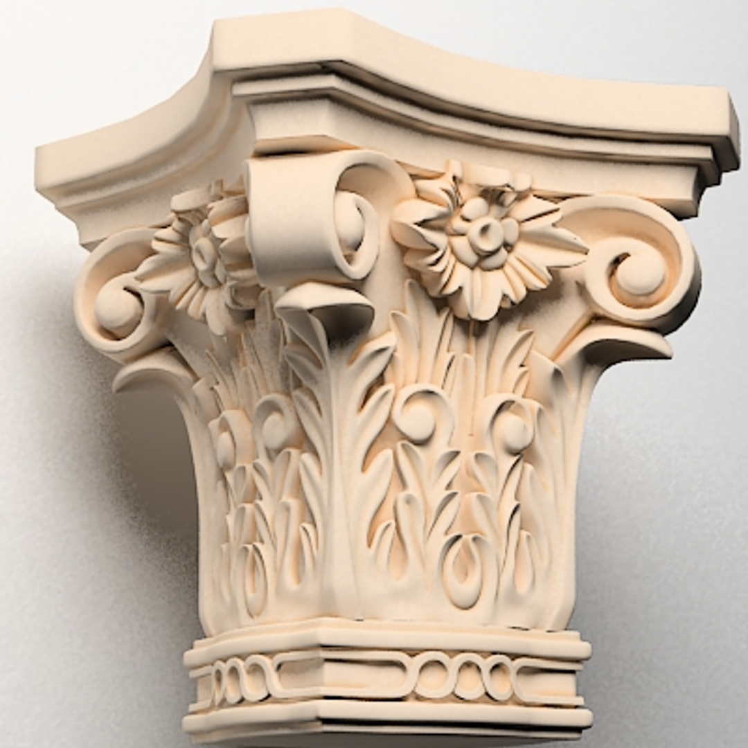 3d model column capitol