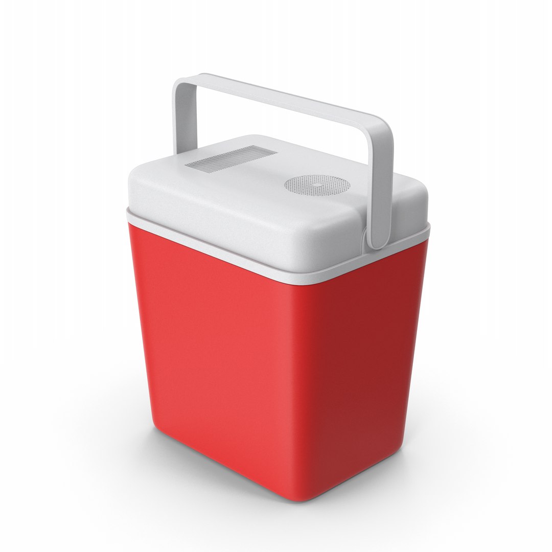 Red Electric Coolbox Model - TurboSquid 2338694