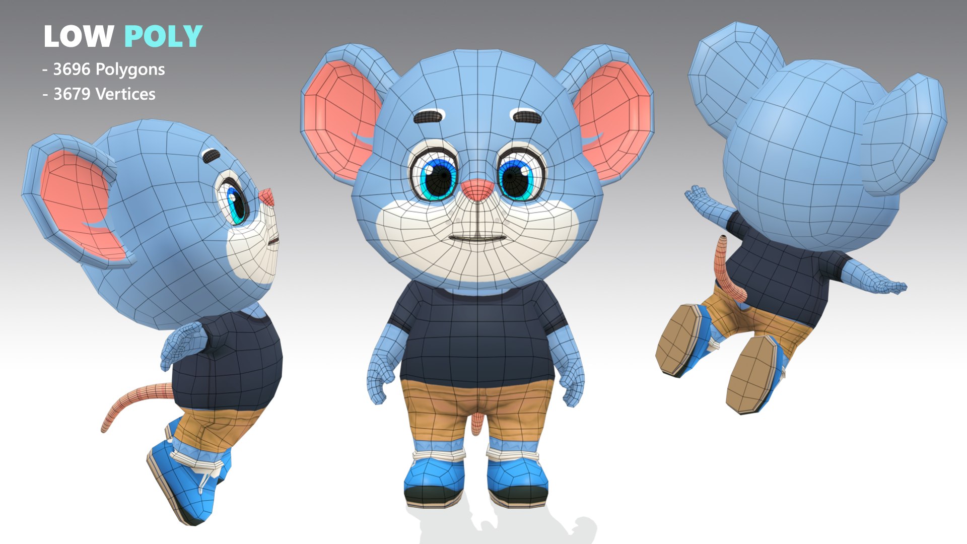 Mouse Rat Rodent Animations 3D Model - TurboSquid 1694296