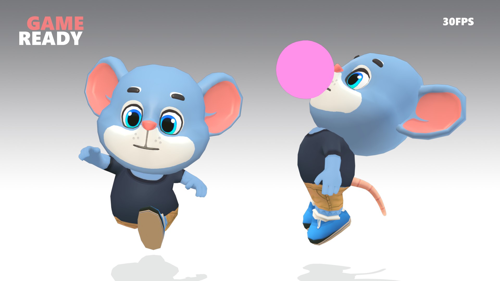 Mouse Rat Rodent Animations 3D Model - TurboSquid 1694296