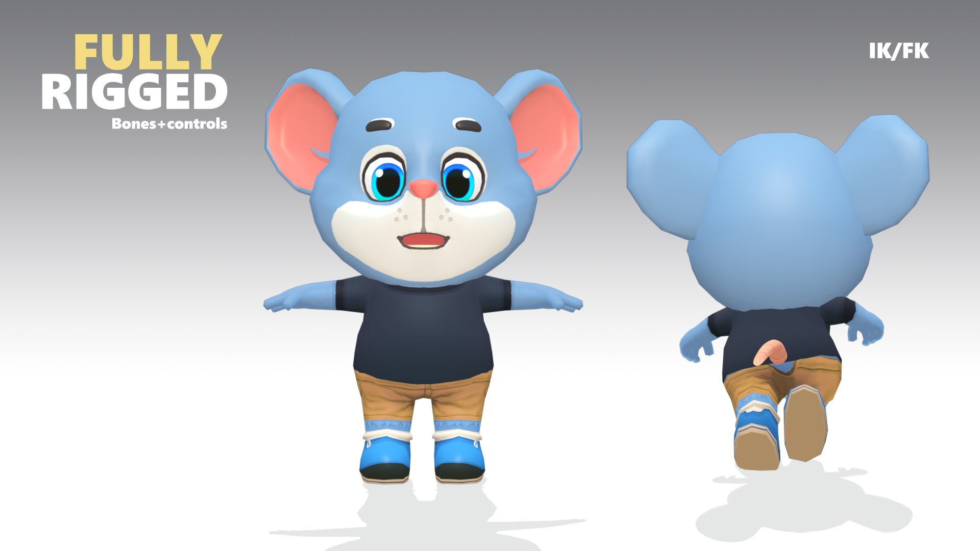 Mouse Rat Rodent Animations 3D Model - TurboSquid 1694296