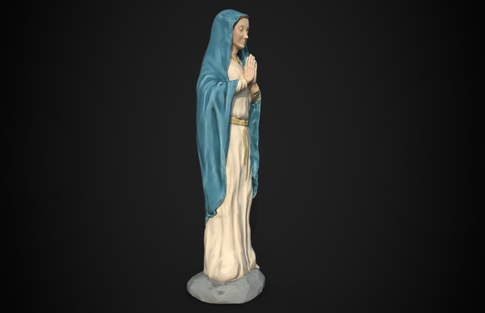3D Statue Saint Mary - TurboSquid 1635729