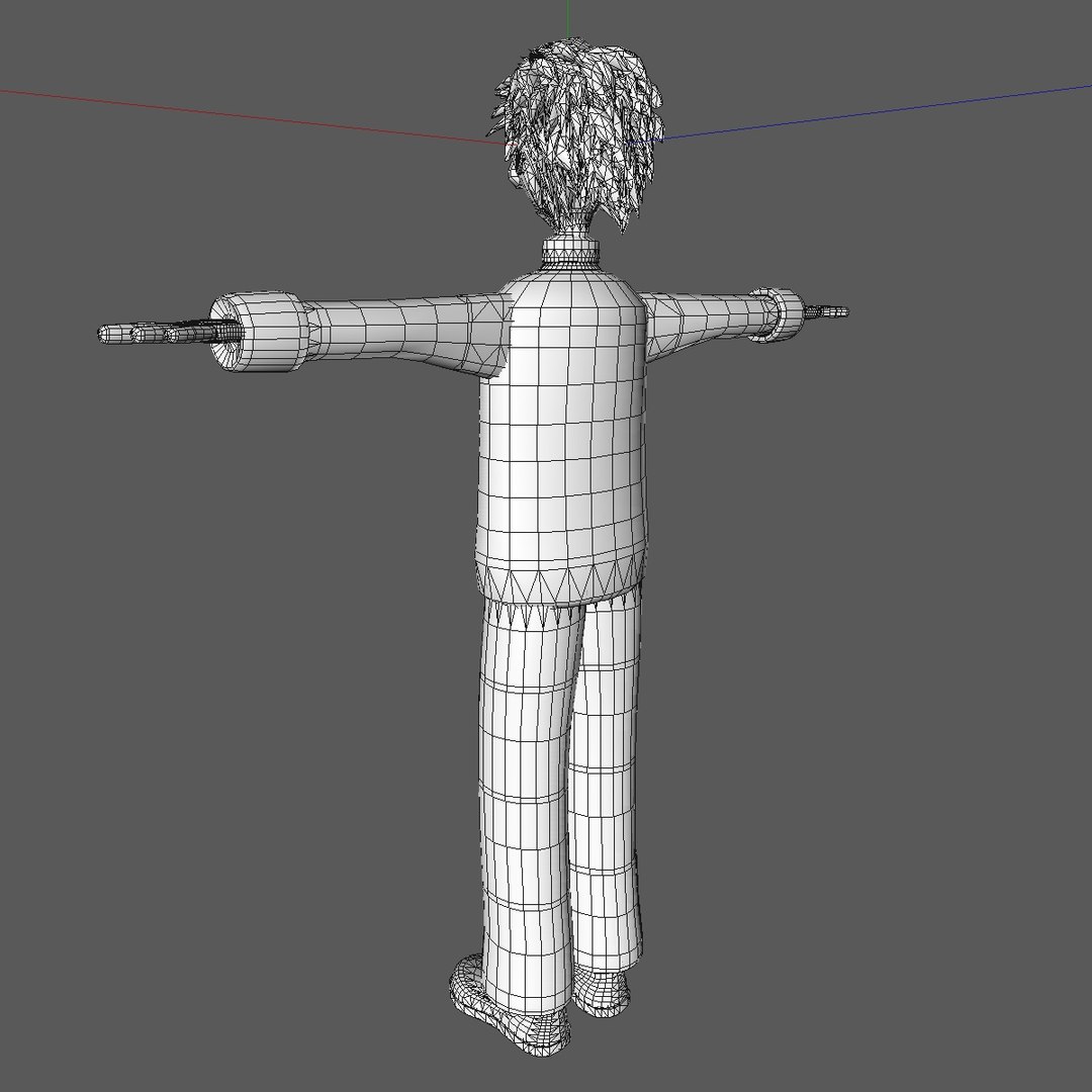 3d Tim Cartoon Character