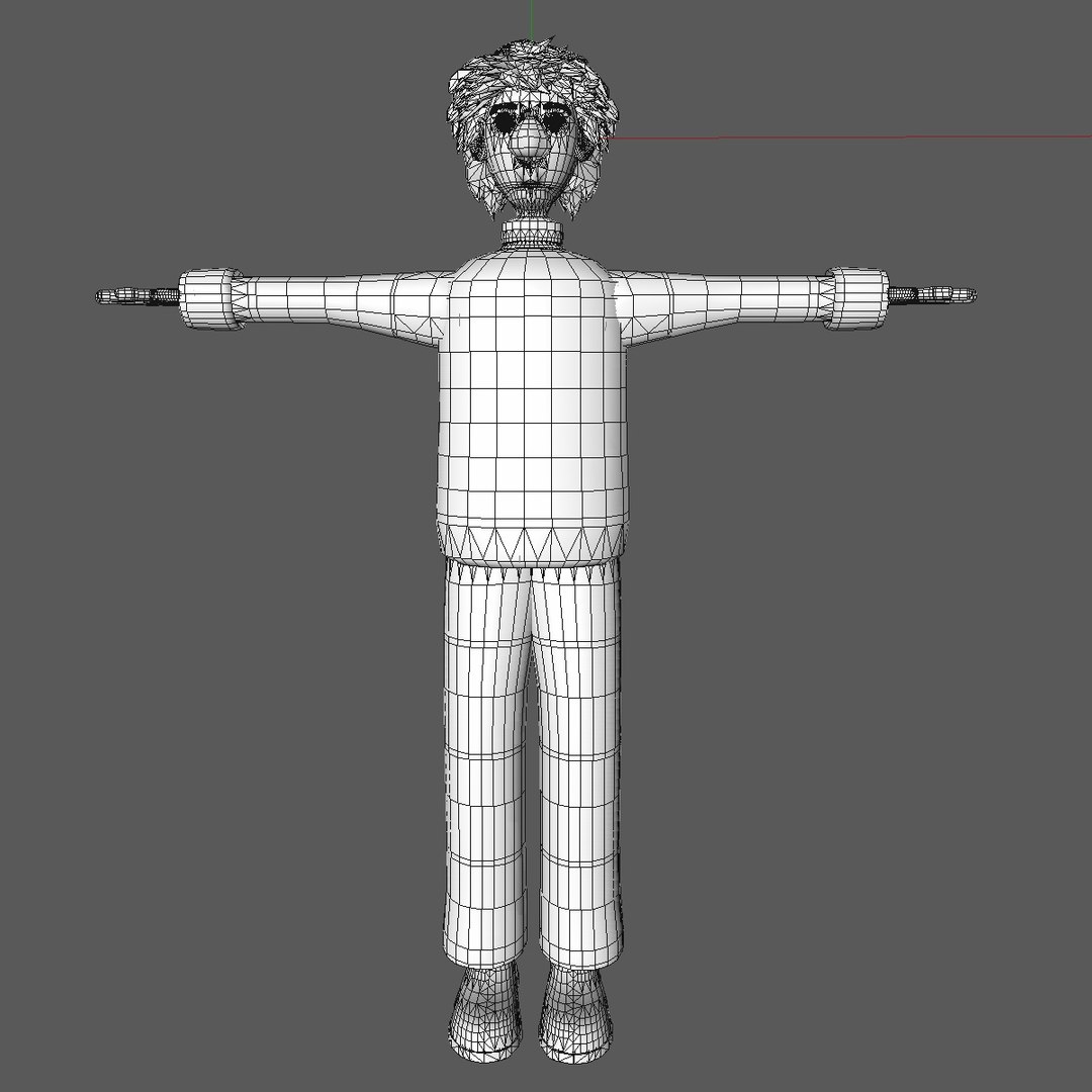 3d Tim Cartoon Character