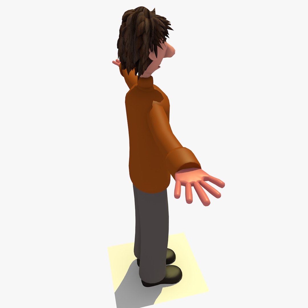 3d Tim Cartoon Character