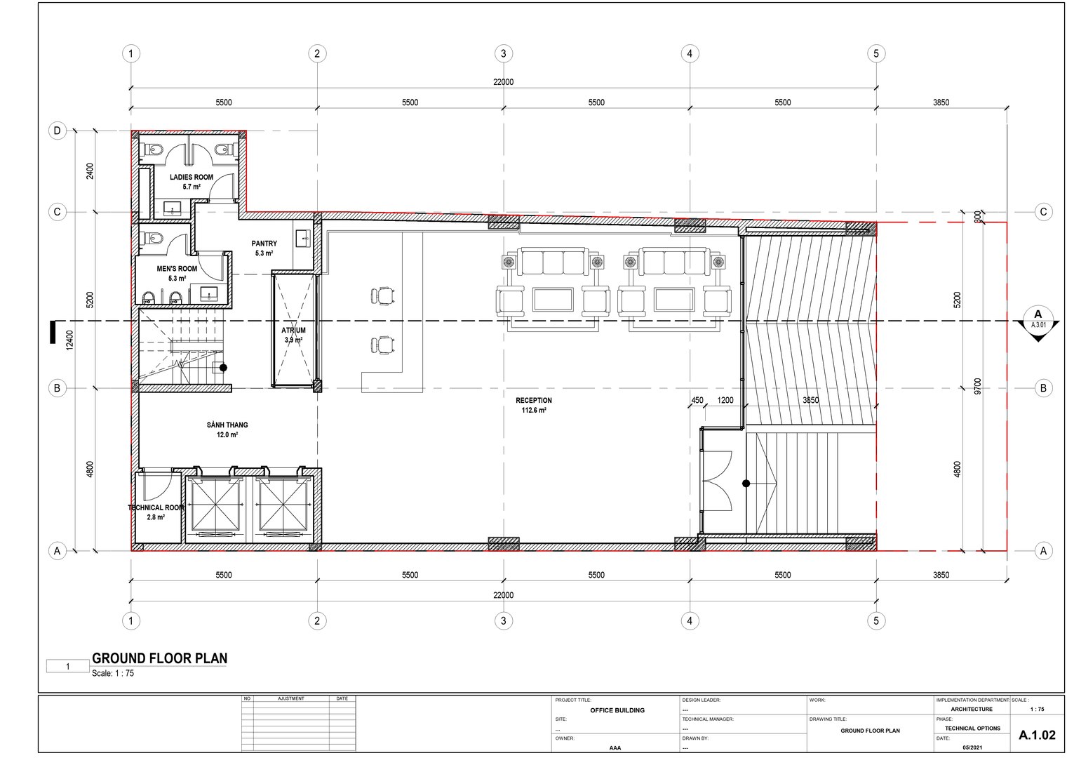 Office Building 9x22 Basic design 3D model - TurboSquid 2160339