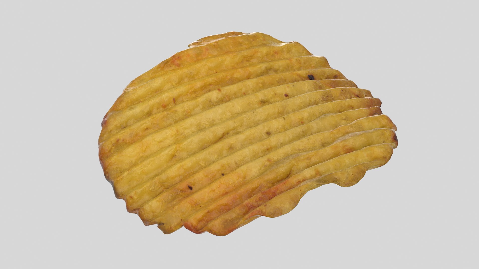 Crinkle Cut Chip 3D Model - TurboSquid 1863084