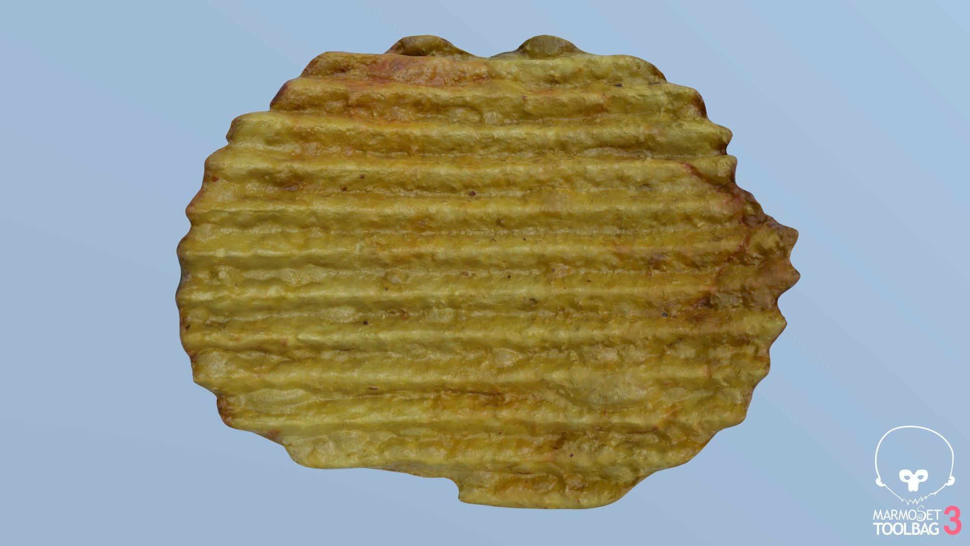 Crinkle Cut Chip 3D Model - TurboSquid 1863084
