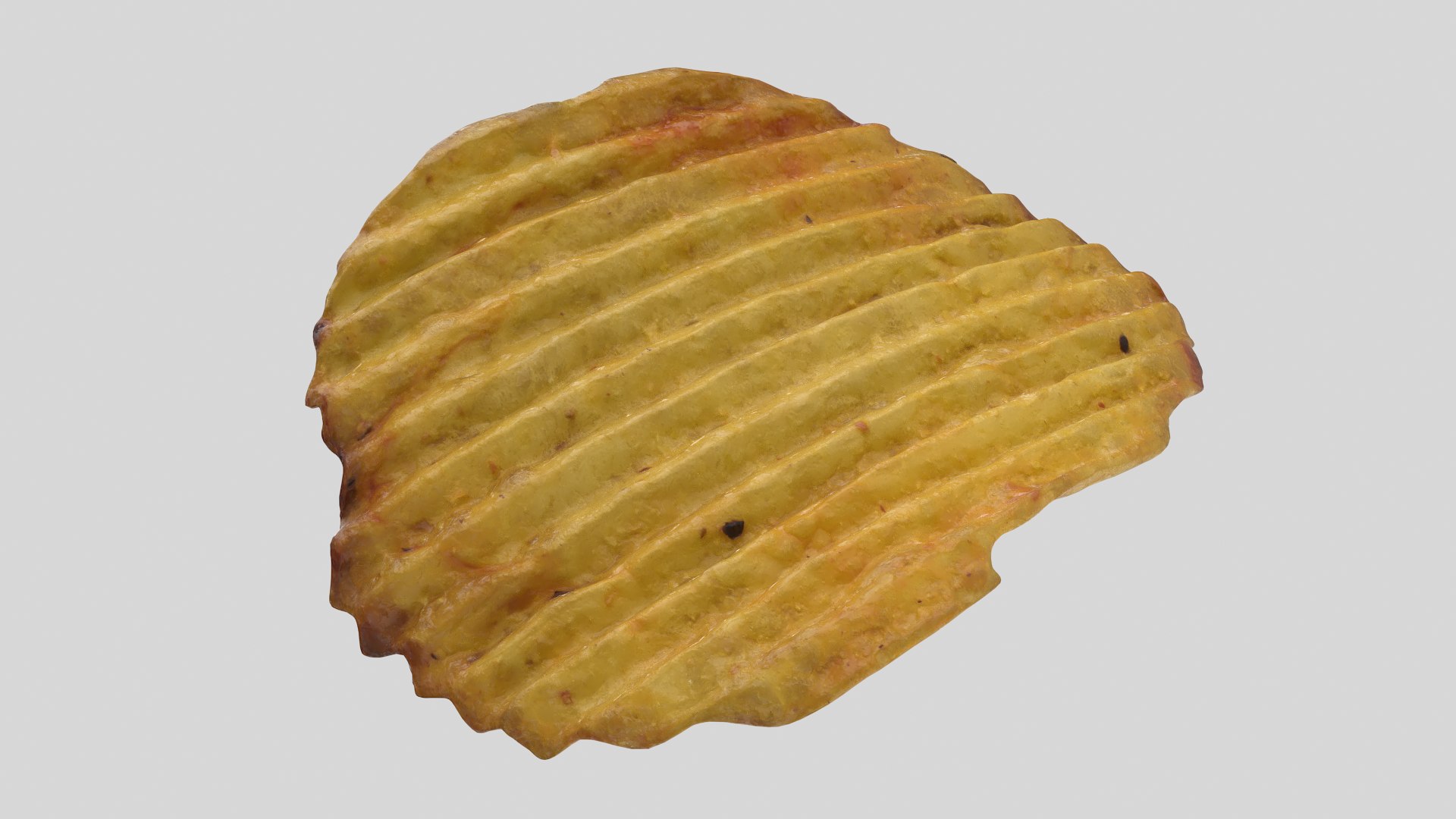 Crinkle Cut Chip 3D Model - TurboSquid 1863084