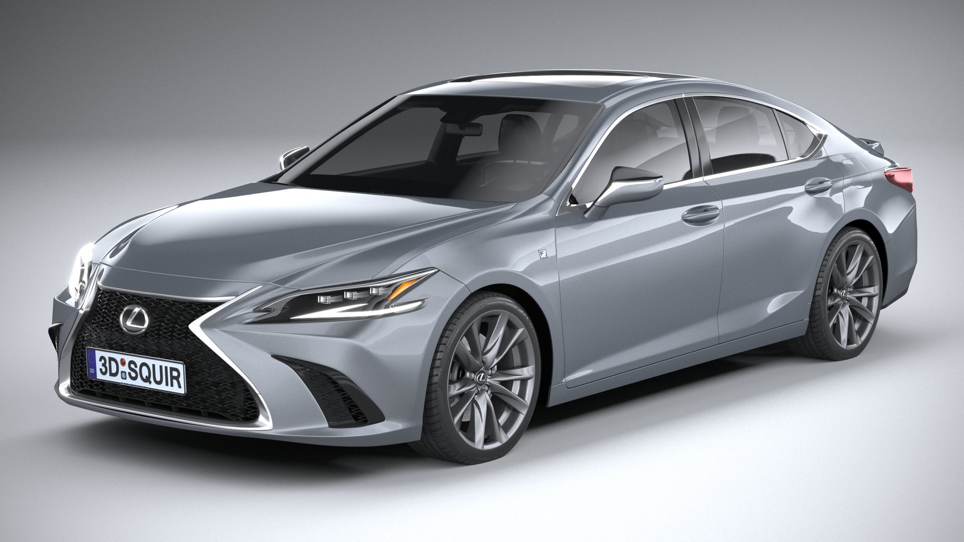 Lexus ES F-sport 2022 3D model - TurboSquid 1731424
