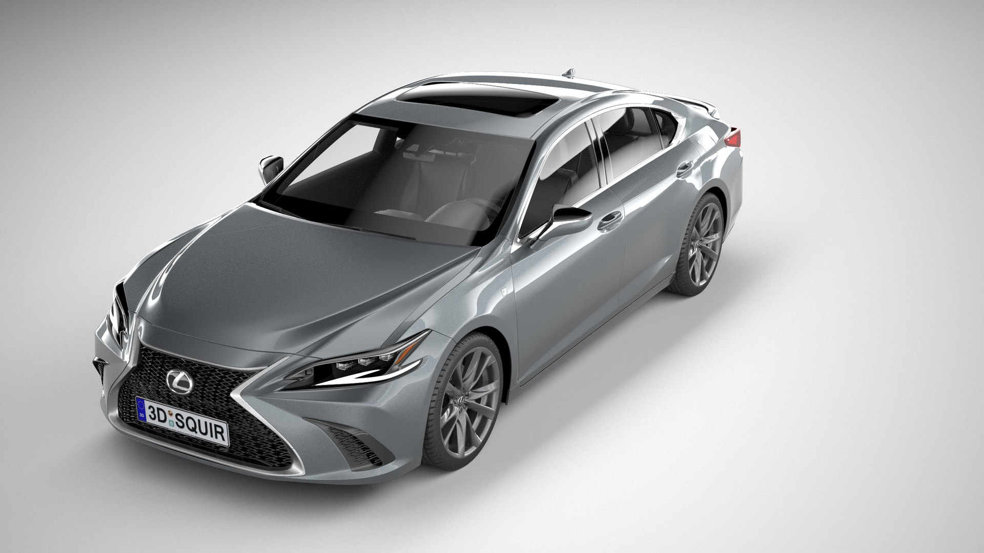 Lexus ES F-sport 2022 3D model - TurboSquid 1731424