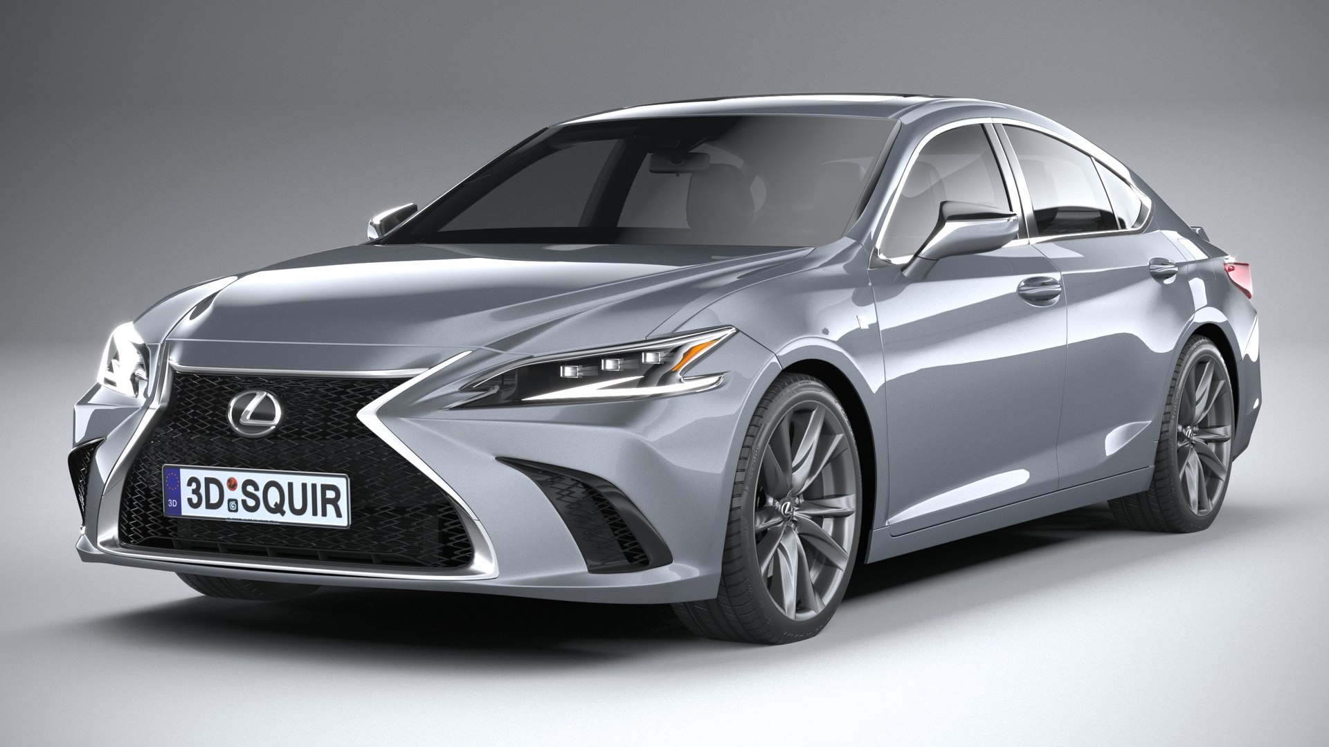 Lexus ES F-sport 2022 3D model - TurboSquid 1731424